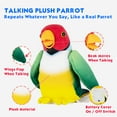 WEofferwhatYOUwant Talking Parrot Plush Toy - Voice Activated Bird ...