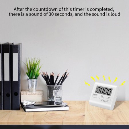 Maoww Digital Display Timer Battery Powered LCD Countdown Alarm Kitchen ...