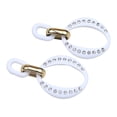 batmeuy 1 Pair Candy Color Hollow Geometric Oval Shape Dangle Earrings ...