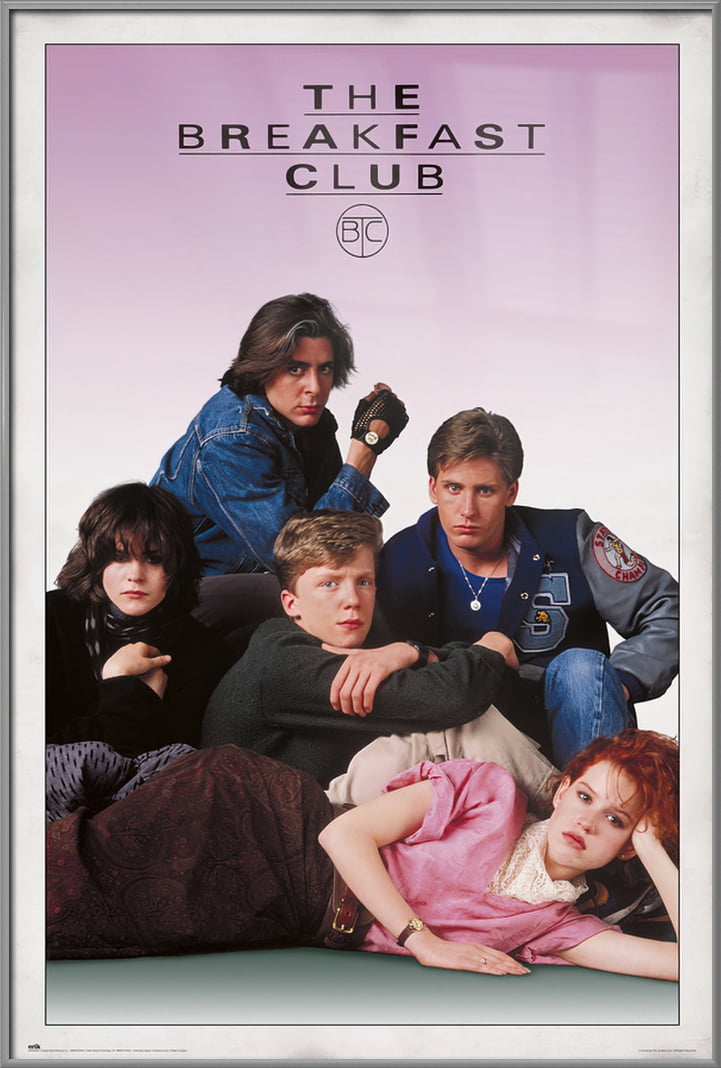 The Breakfast Club - Framed Movie Poster (Regular Style Version 2 ...