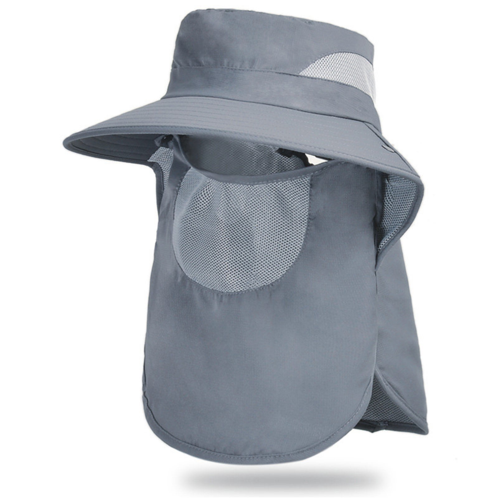 Fishing Hat for Men Women, 3 in 1 Sun Hat with Removable Neck Flap and ...