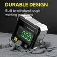 "Laser-Guide" Digital Protractor - 4-Side Neodymium Magnetic Angle ...