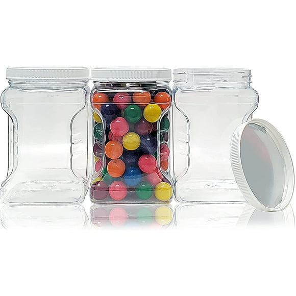 64 Oz Plastic Containers Lids