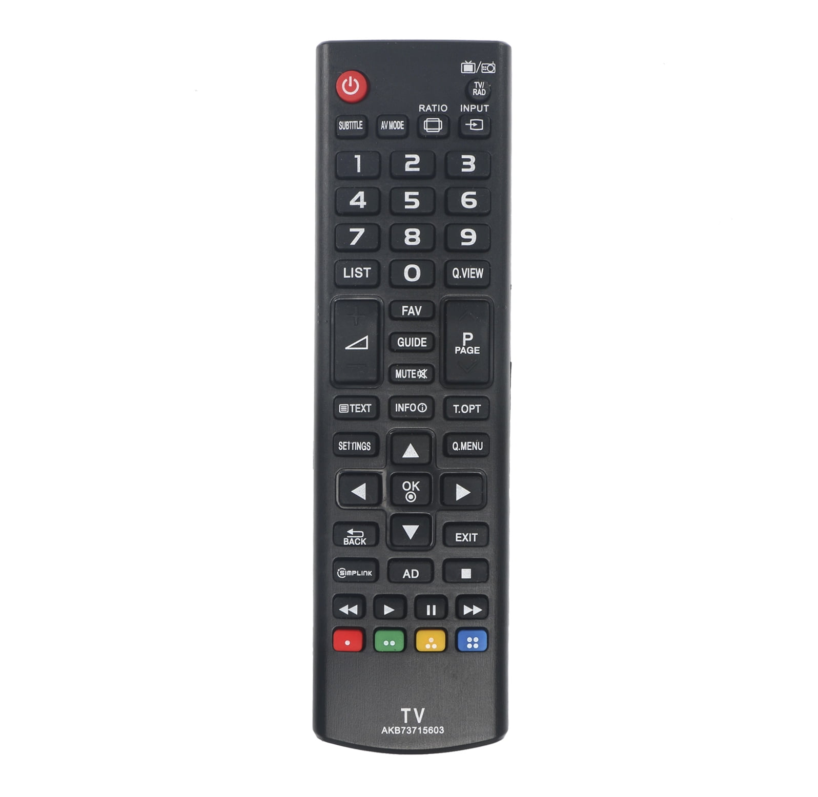 AKB73715603 Replace Remote Compatible with LG 4K LED HDTV 37LN540S-ZA ...