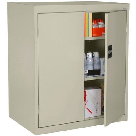 Elite Series Counter Height Storage Cabinet with Adjustable Shelves, 36 ...