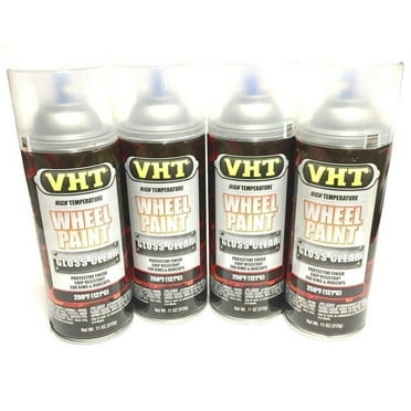 VHT SP109-3 PACK High Temperature Flame Proof FLAT RED Header Spray ...