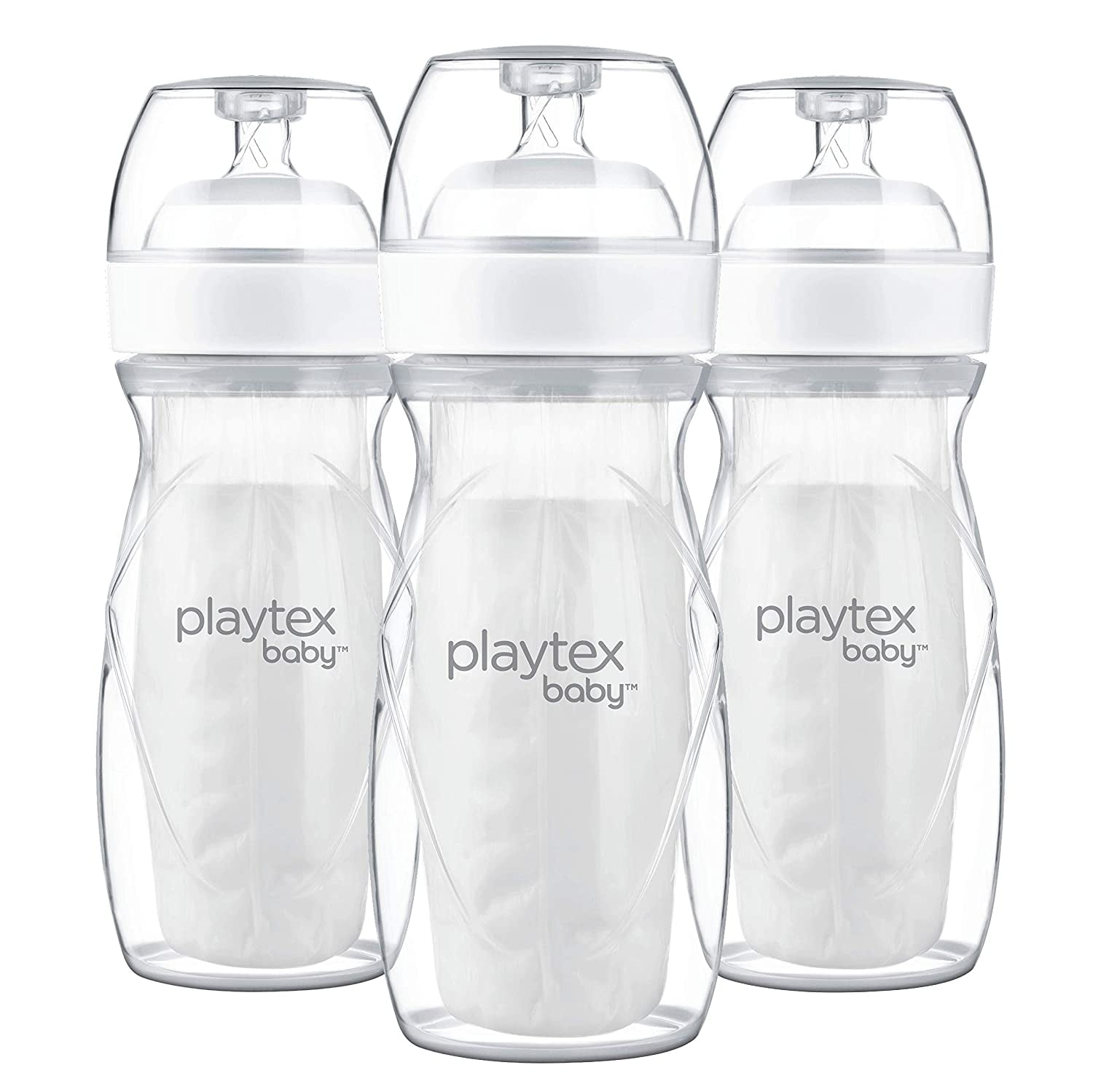 Biberón Nurser Playtex Baby con Forros Desechables preesterilizados 8 ...