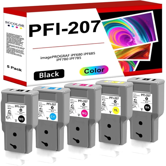 Canon PFI-740 700ml Ink Tank Set PFI-740MBK PFI-740BK PFI-740C PFI-740M ...