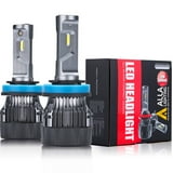 H8 H9 H11 LED Headlights Bulbs 6000K Xenon White Xtreme Super Bright S-HCR Conversion Kits ...