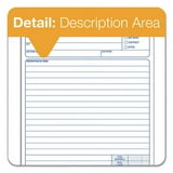 Snap-Off Job Work Order Form, Three-Part Carbonless, 5.66 X 8.63, 1 ...
