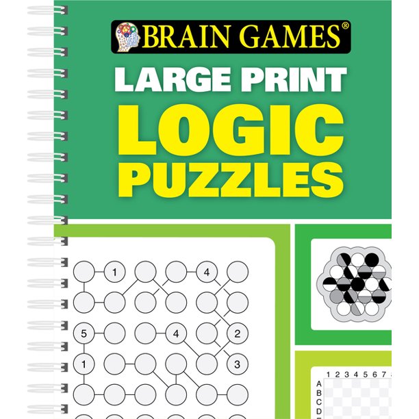 Brain Games Large Print Logic Puzzles (Other) - Walmart.com - Walmart.com