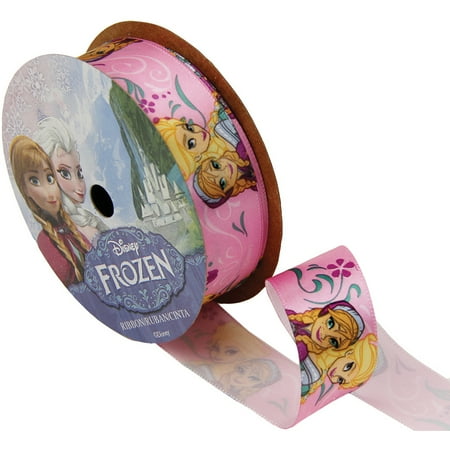 Frozen Ribbon 7/8"X9'-Anna, Elsa & Flowers | Walmart Canada
