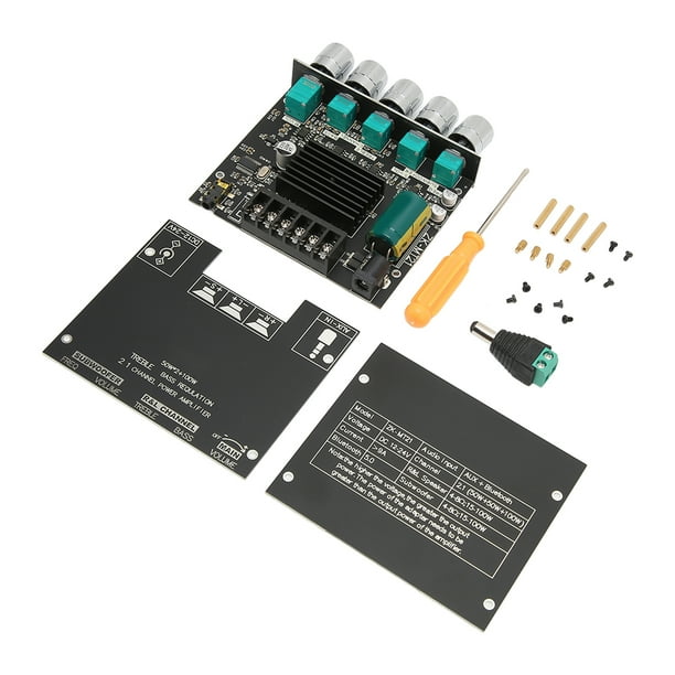 Módulo amplificador de potencia Digital Bluetooth 50W 50W 100W 2,1 ...