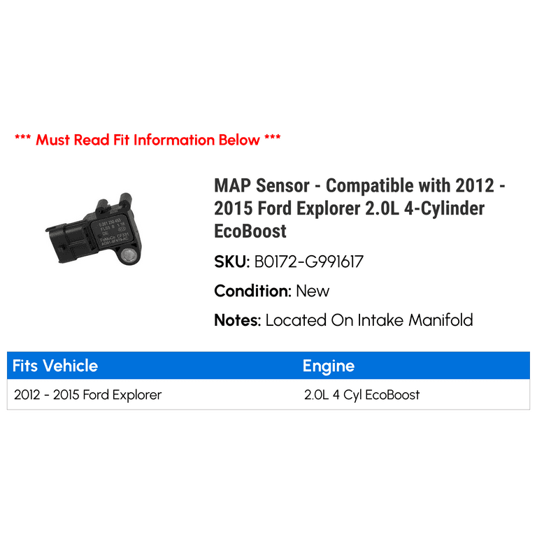 0l Ford Map Sensor 2 Location