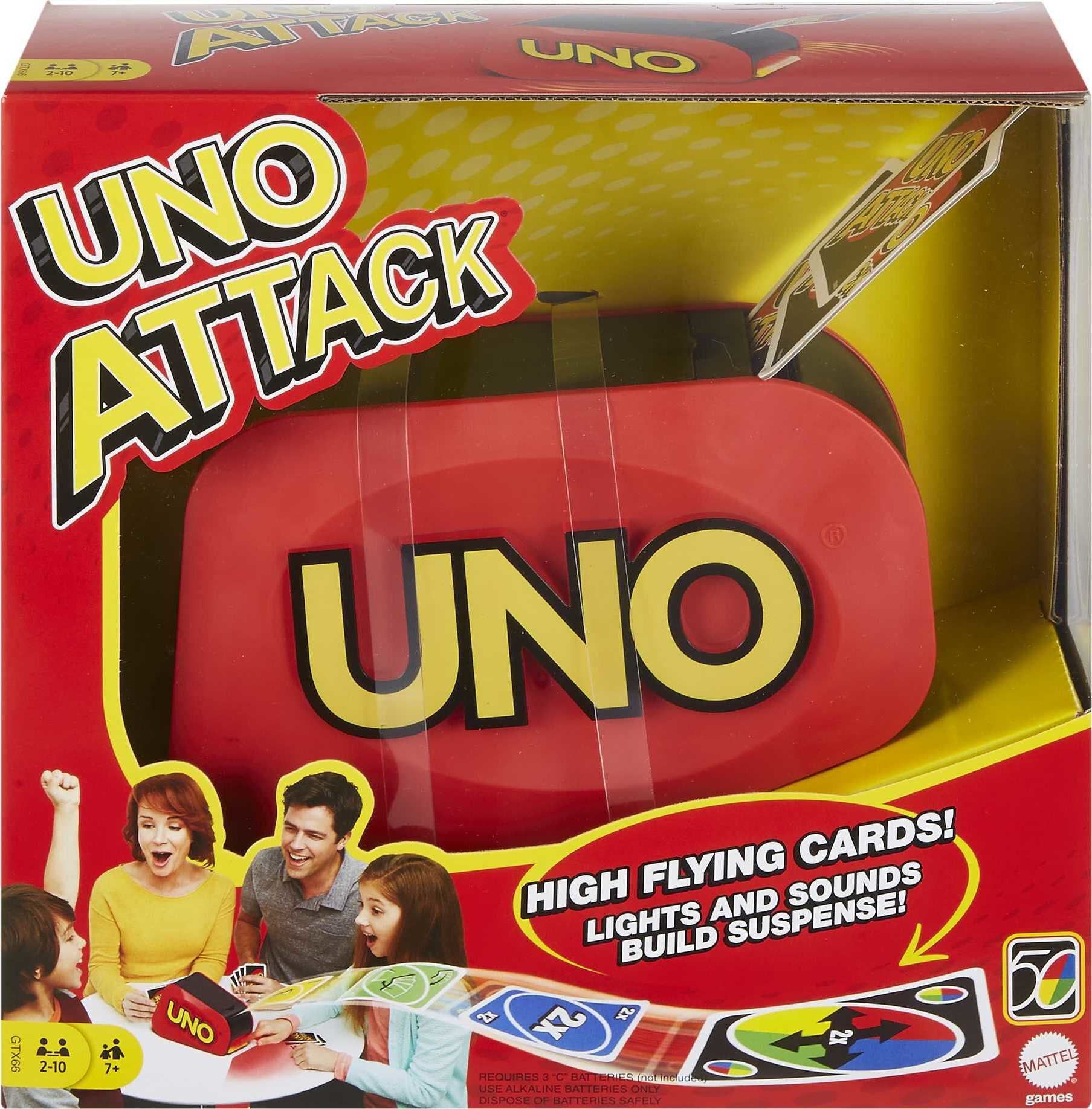 UNO Attack Card Game For Family Night With Card Launcher Featuring UNO Attack Card Game For Family Night With Card Launcher Featuring