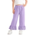 ATOGUTA Summer Pants for Girls Loose Sweatpants Elastic Waist Casual ...