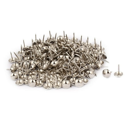 7/16" Dia Iron Round Top Upholstery Nail Thumb Tack Push Pin 200PCS ...