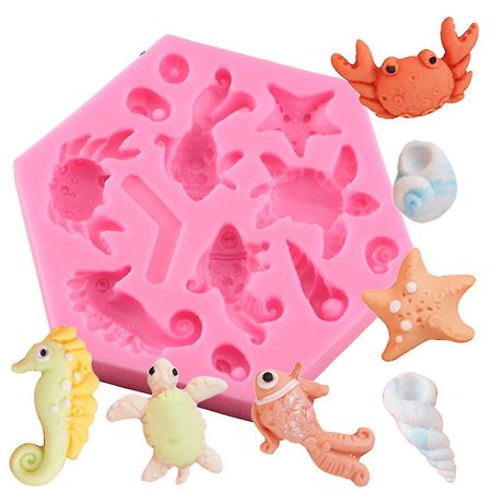 Marine Shell Seahorse Crab Tortoise Series Silicone Mold | Walmart Canada