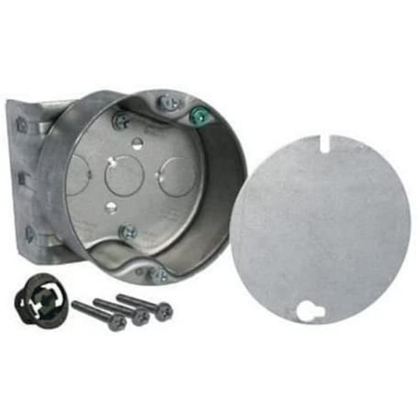 OmconTM Raco 296 Octagon Ceiling Fan/Light Outlet Box, 4" x 1-1/2 ...