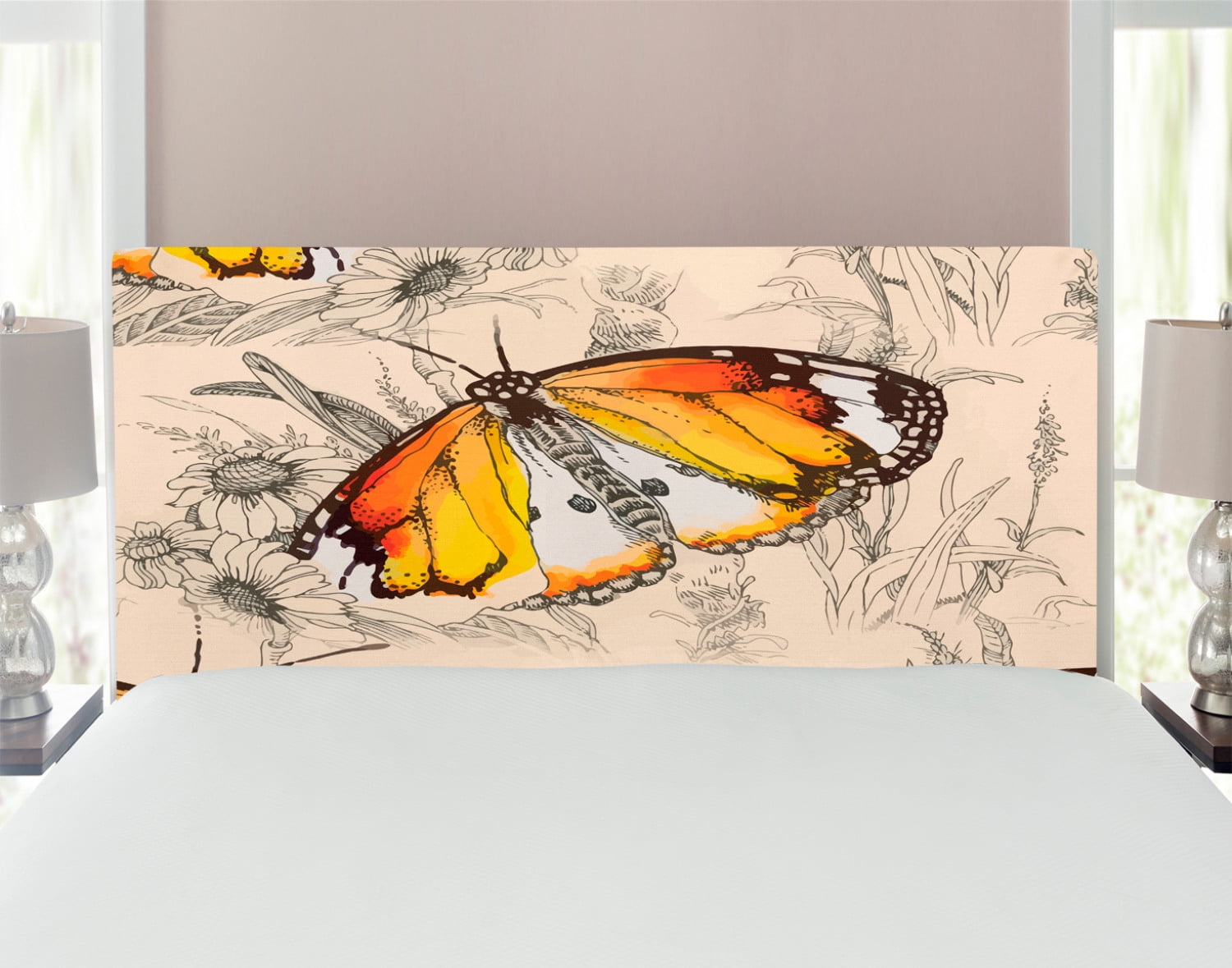 Butterfly Headboard, Sign of Supreme Grace and Meditative Journey Real ...