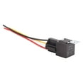 2Pcs Automotive Relay with Wires + Harness Socket Set 12V 30/40 Amp 4 ...
