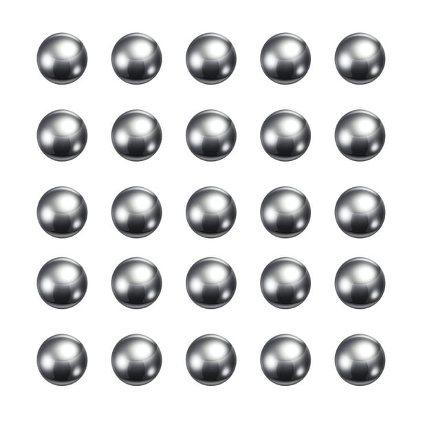 Uxcell Precision Balls 7mm Diameter G10 Chrome Steel Ball for Bearings ...