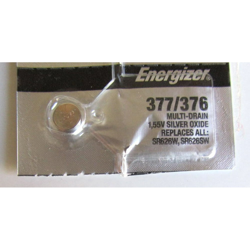 Energizer 377 376 Silver Oxide Watch Batteries SR626SW SR626W by ...