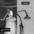 6" High Pressure Rain Shower Head with 23 Stage Filter Capsule & 11 ...