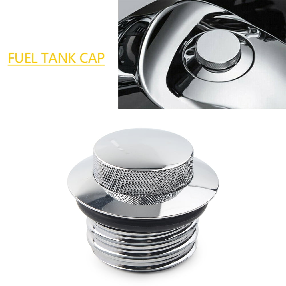 BFY Motorcycle CNC Flush Pop Up Reservoir Gas Cap Vented Fuel Tank ...