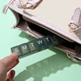 SUSUchens Compartmented Pill Box 7 Grids Weekly Transparent Cover Date ...