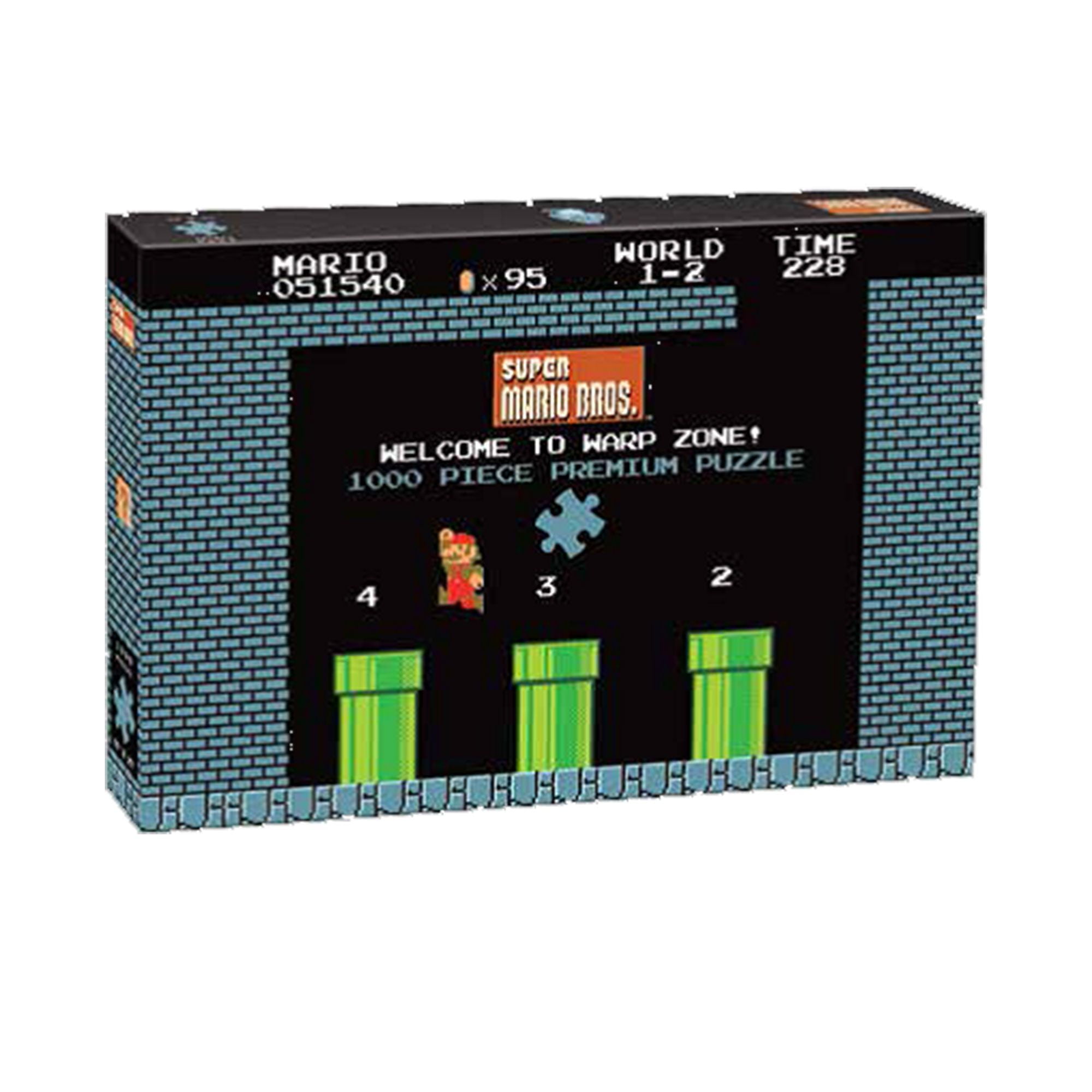 Super Mario 1-2 Welcome to Warp Level 1000 Pieces Puzzle - Walmart.com