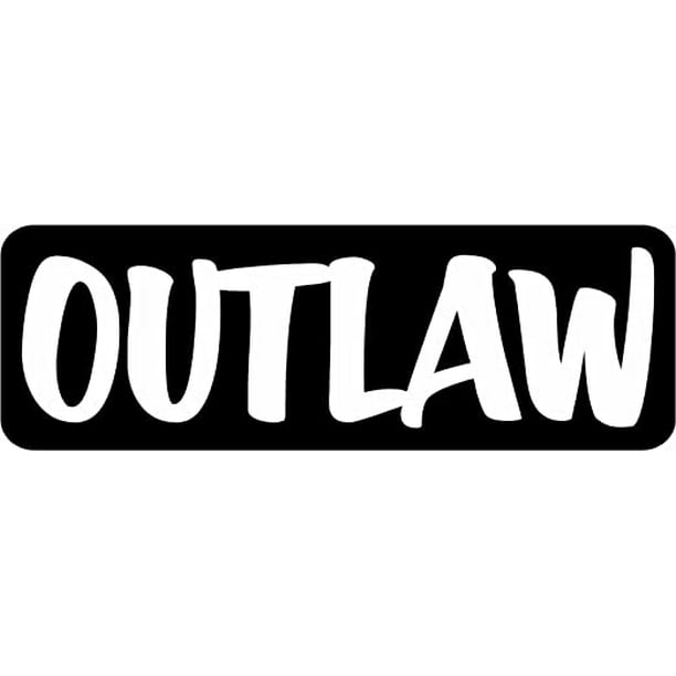 Outlaw Decal USA Biker Motorcycle Club Vinyl Helmet Hard Hat 3M ...