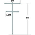 Trellis with Adjustable Arms, Stake, Vineyard Trellis 1 Pack - Walmart.com