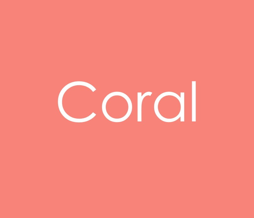 (10) 12" x 12" Sheets - Oracal 651 Coral Adhesive Craft Vinyl for ...