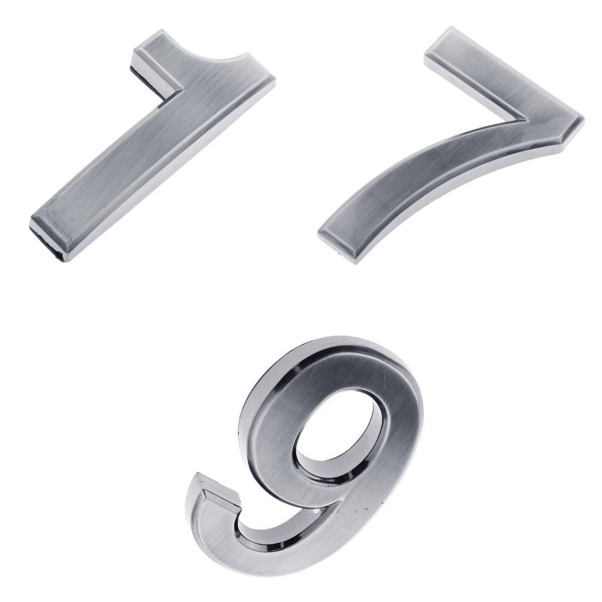 3 Clásicas para Letrero de Número de Buzón 1 7 9 Calcomanía para de La ...