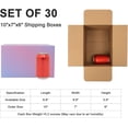 10x7x6 Medium Shipping Boxes, 30 Pack Purple Cardboard Mailer Box, Gift ...