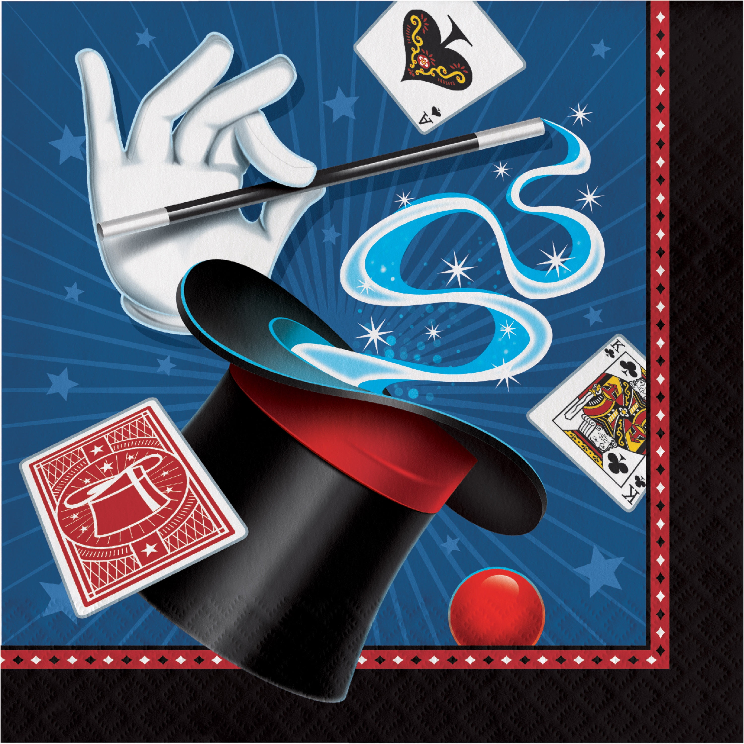 Magic Party Napkins, 16 pk - Walmart.com
