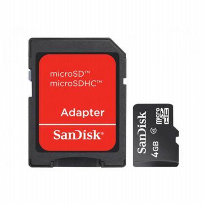 SanDisk 4GB microSD Card with Adapter | Walmart Canada