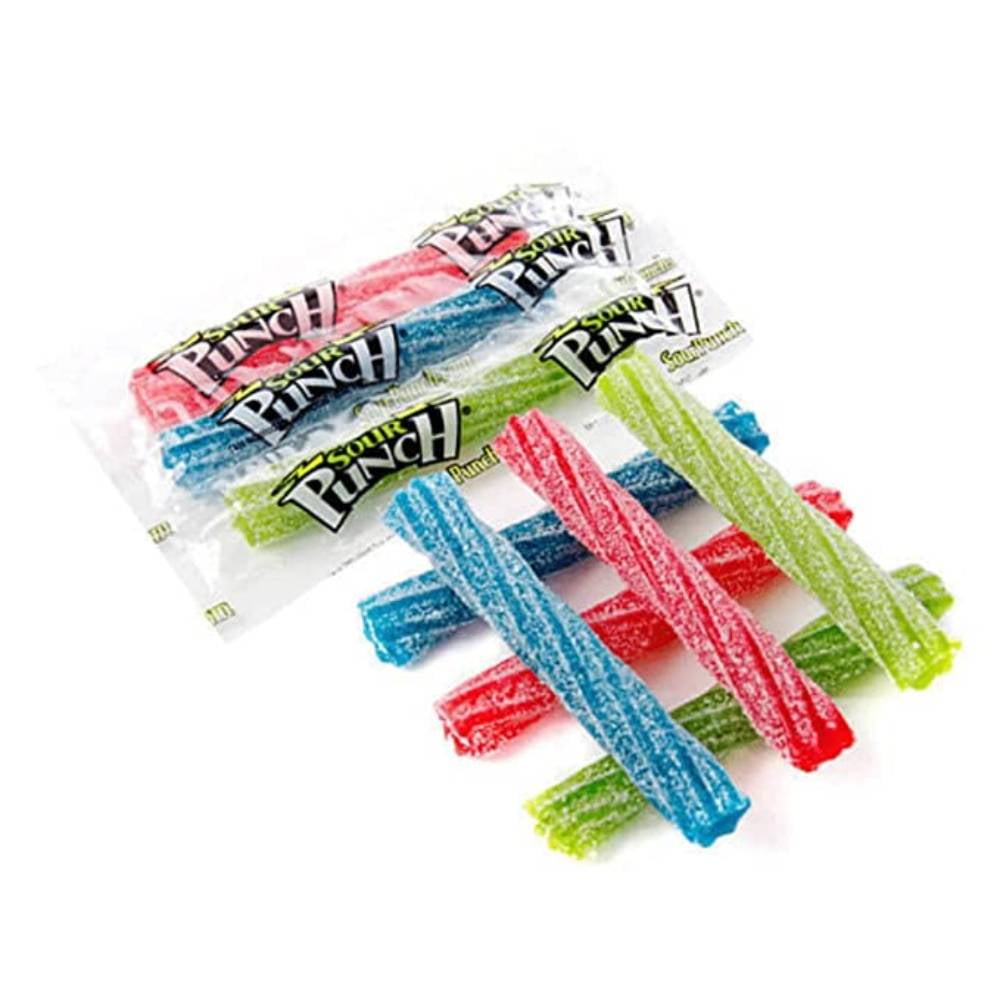 Sour Punch Twists Individually Wrapped Bulk Candy Assorted Flavors ...