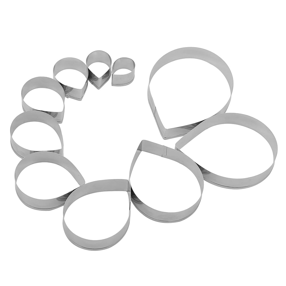 Click here for Fomiyes 10 Pcs Stainless Steel Flower Petals Biscu... prices