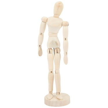 Uxcell 5.5" Wooden Mannequin Figure, Artist Drawing Manikin Model ...