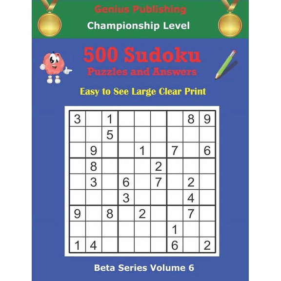 Beta Beginner Sudoku Puzzles 500 Beginner Sudoku Puzzles and Answers ...