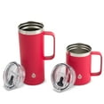 TAL Stainless Steel Mountaineer Coffee Mug 2 Pack, 20 fl oz and 12 fl ...