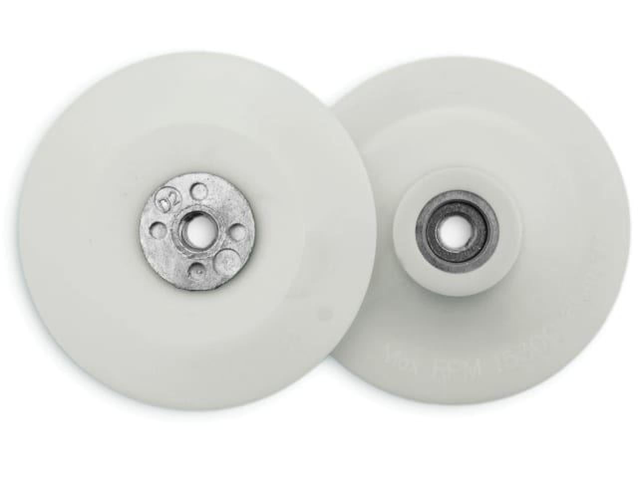 Flexipads World Class - Angle Grinder Pad White 100mm (4in) M10 x 1.50 ...