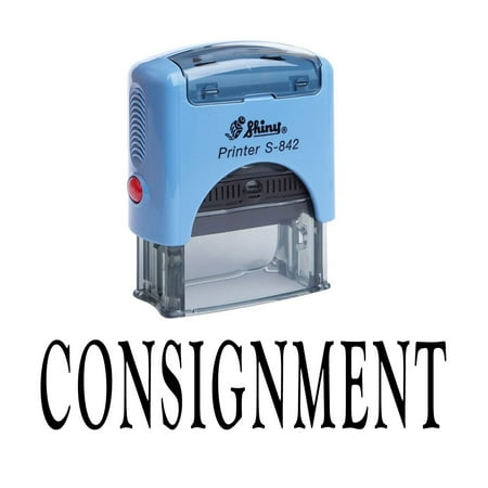 CONSIGNMENT Self Inking Rubber Stamp Office Stationary Custom Shiny ...