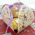 50 Pieces Beauty Laser Cut Favor Boxes DIY Wedding Birthday Gift Candy ...
