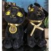 Bundle Deal.Large Size Egyptian Plush Black & Golden Bastet Cat ...
