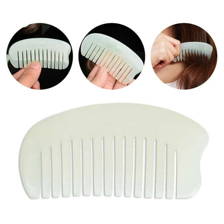 Baohd Jade Gua Sha Scraping Massage Comb Natural Handmade Anti-Static ...