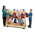 Jonti-Craft Mobile Backpack Cart ? with Clear Cubbie-Trays - Walmart.com