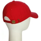 Customized Letter Intial Baseball Hat A to Z Team Colors, Red Cap Black ...